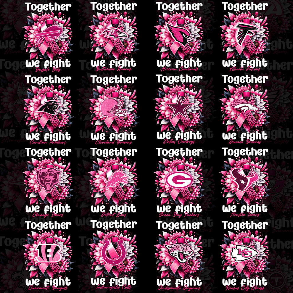 NFL Breast Cancer T Shirt Designs: All 32 Teams Included – TeeGrapphics