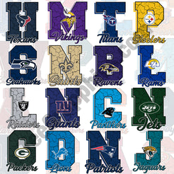 32 NFL Letters T Shirt Designs – TeeGrapphics