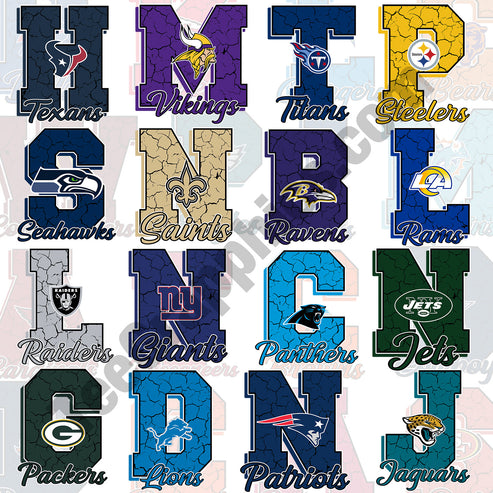 32 NFL Letters T Shirt Designs – TeeGrapphics