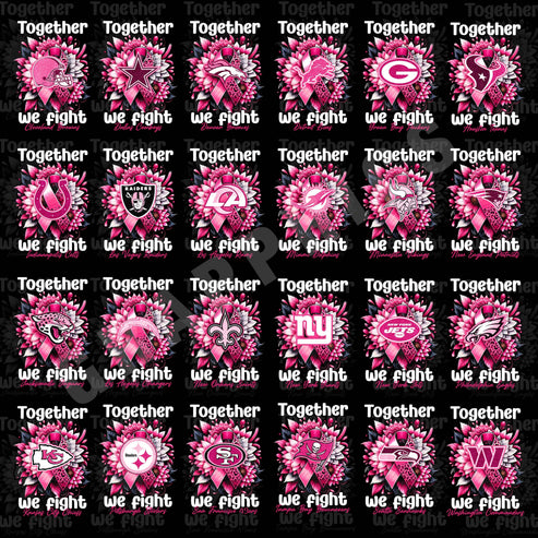 NFL Breast Cancer T Shirt Designs: All 32 Teams Included – TeeGrapphics